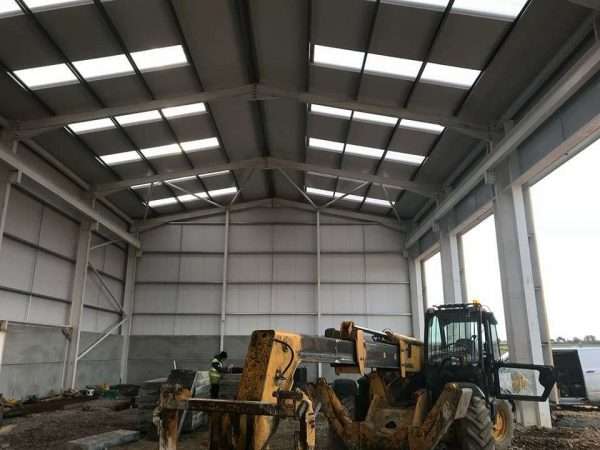 New Industrial Unit supplied Kingspan Purlins, Multichannels, Insulated ...