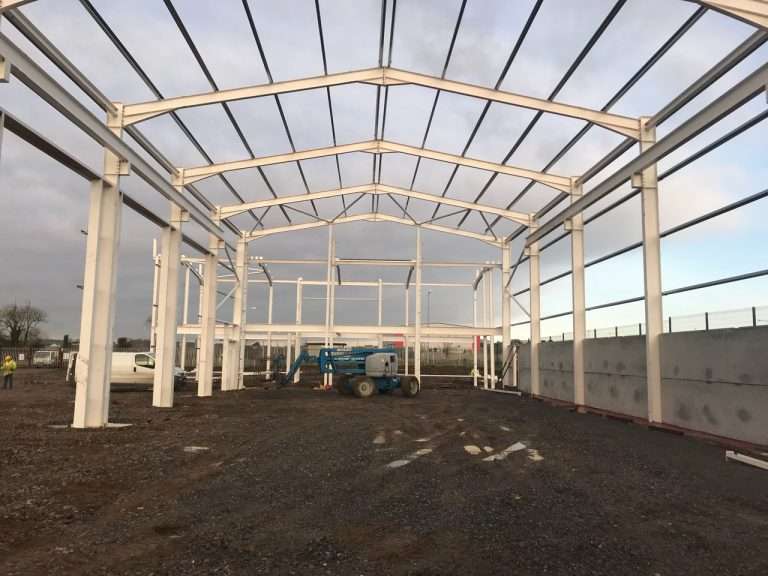 New Industrial Unit supplied Kingspan Purlins, Multichannels, Insulated ...